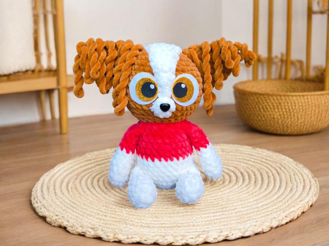Handmade Plush Papillon Dog – Soft Stuffed Animal Toy – Cute Gift for ...