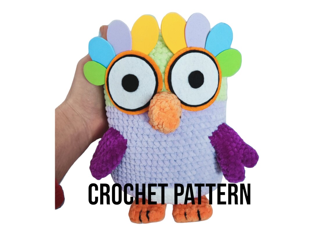 Crochet Pattern Chattermax Amigurumi Tutorial PDF in English - Etsy ...