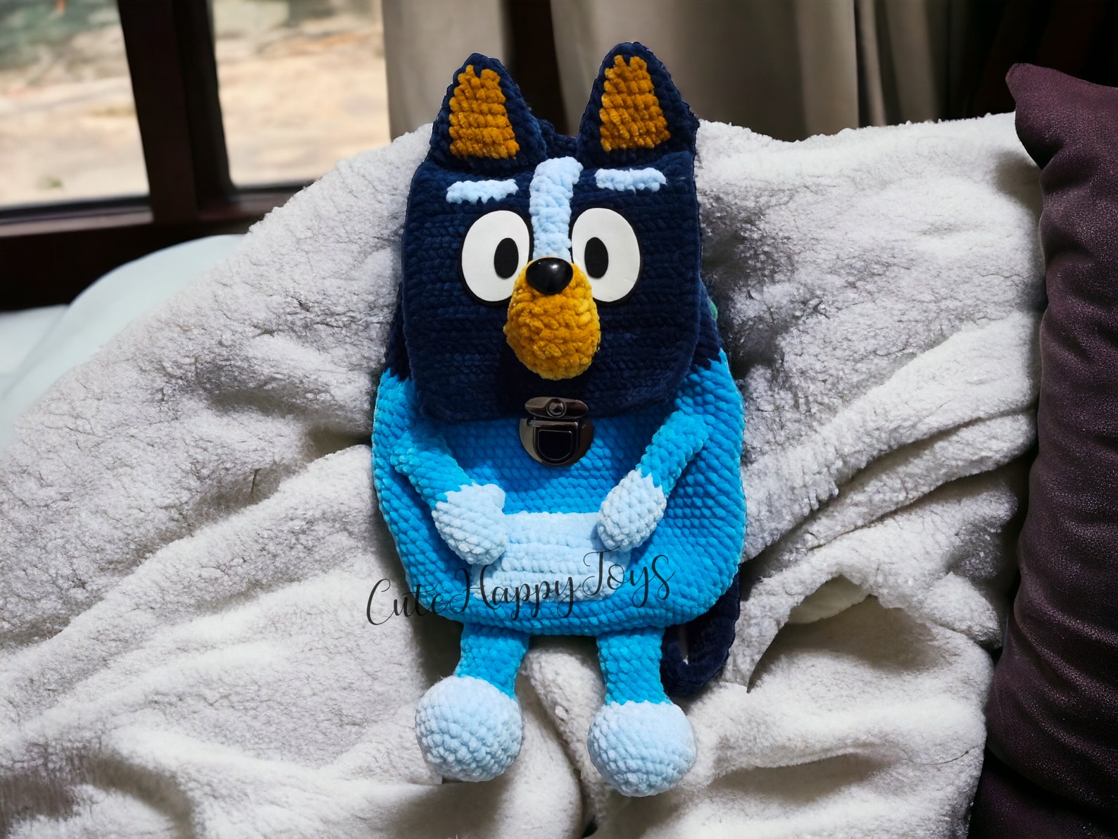 Dog Backpack Crochet Pattern – Plush Puppy Bag Tutorial – Amigurumi ...