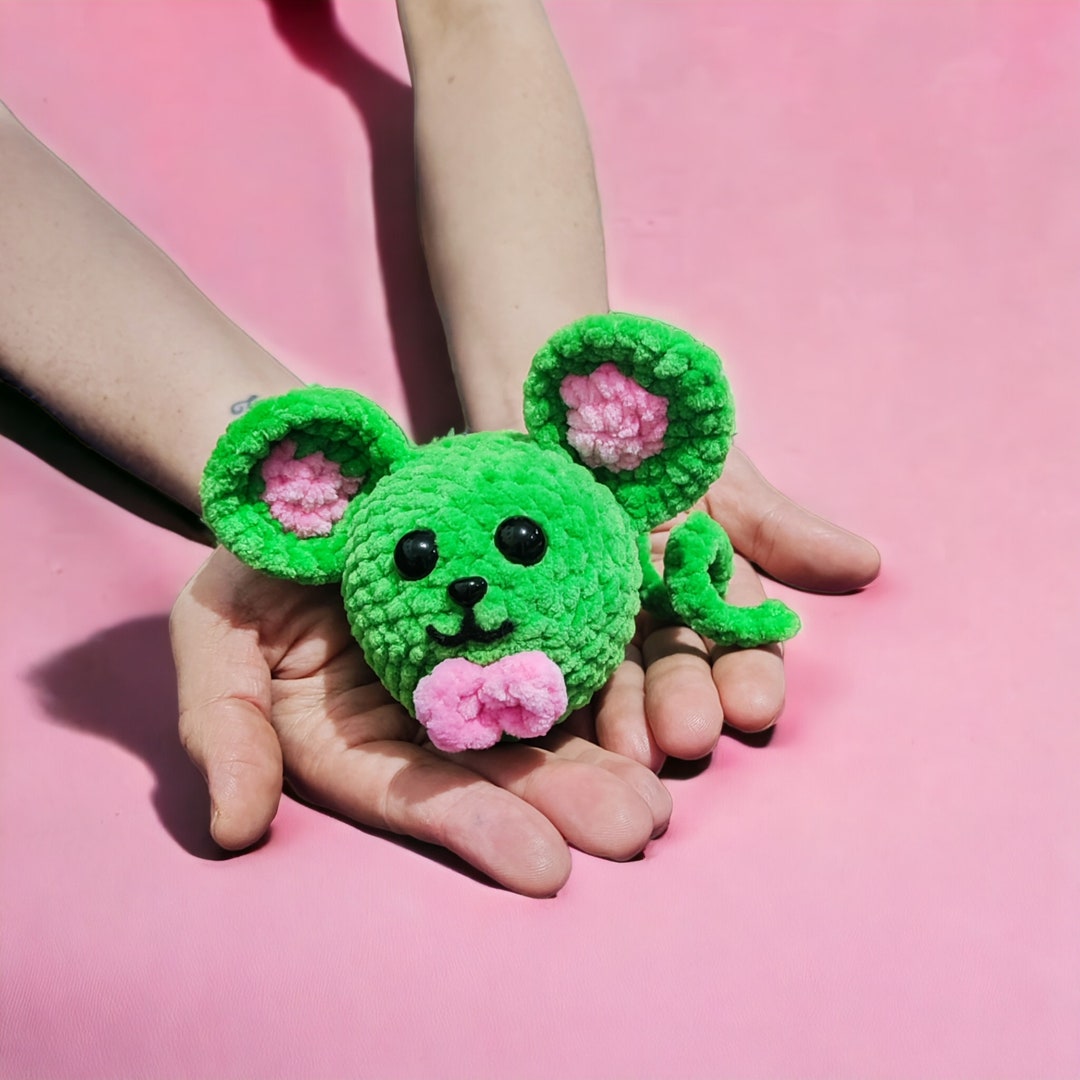 Mr. Greenie, Plush Toy, Small Mouse - Etsy