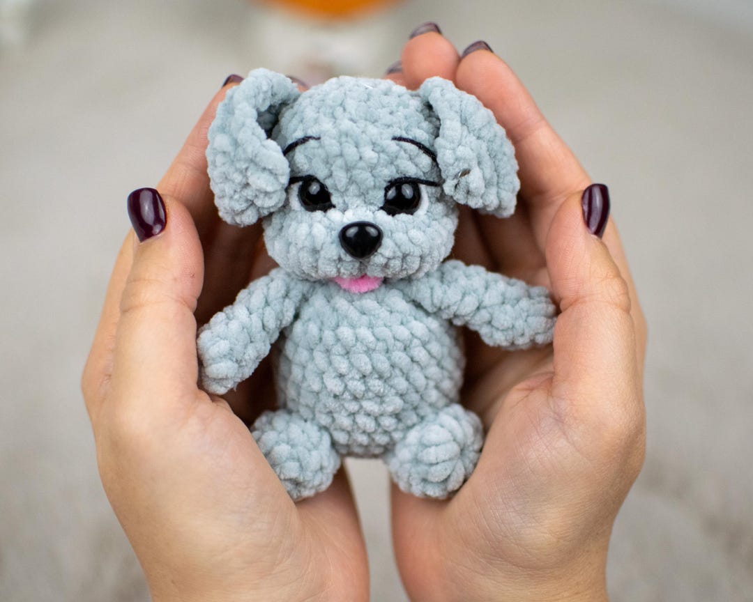 Puppy Crochet Pattern for Plush Dog Amigurumi Toy - Etsy