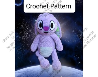 Floppy Bunny From Bluey Handmade Crochet Stuffed Animal - Etsy