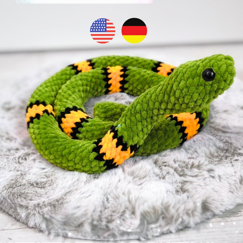 Crochet Snake - Etsy