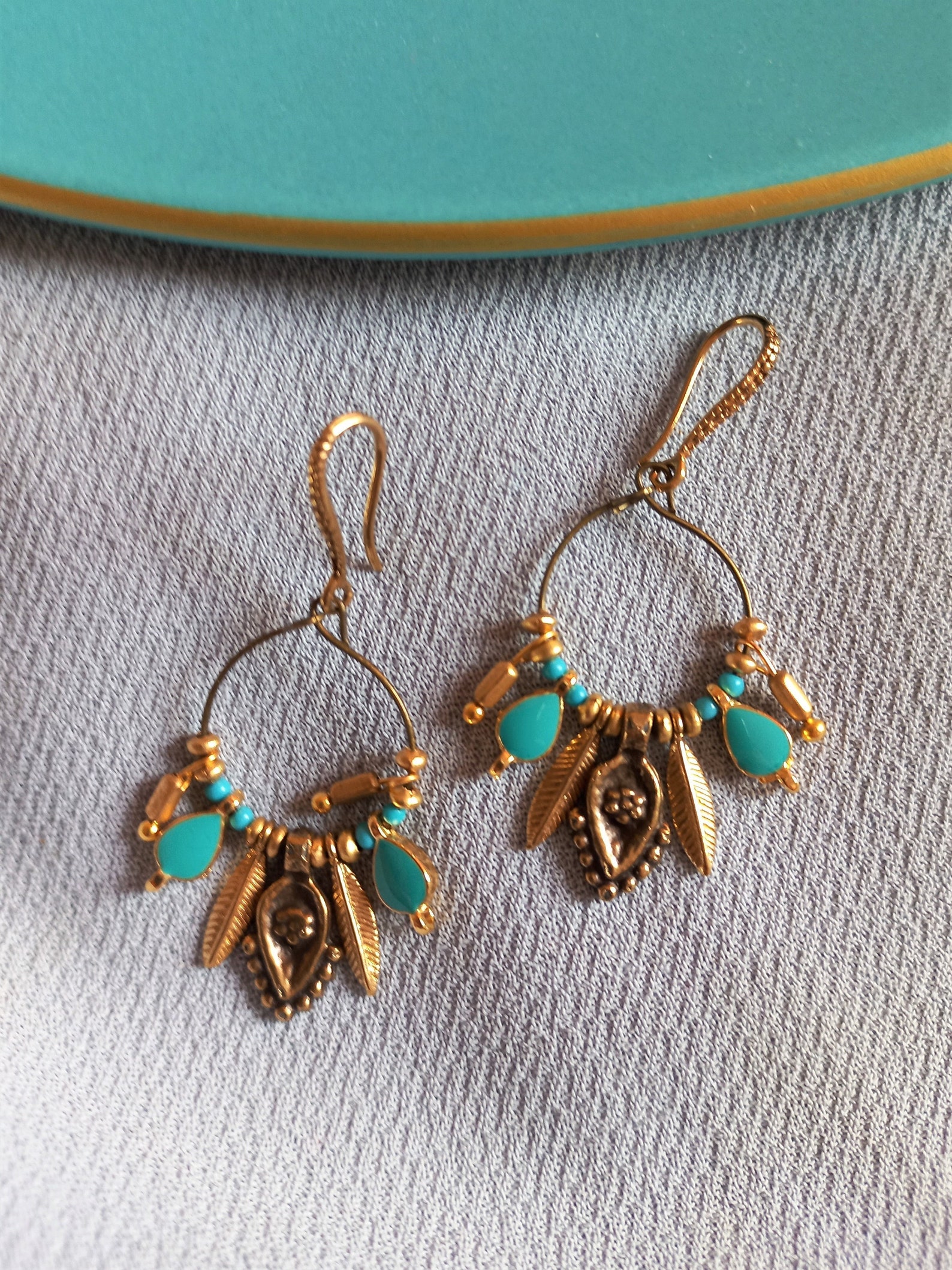 Turkish Earrings for Women Persian Ethnic Tribal Earrings Handmade ...