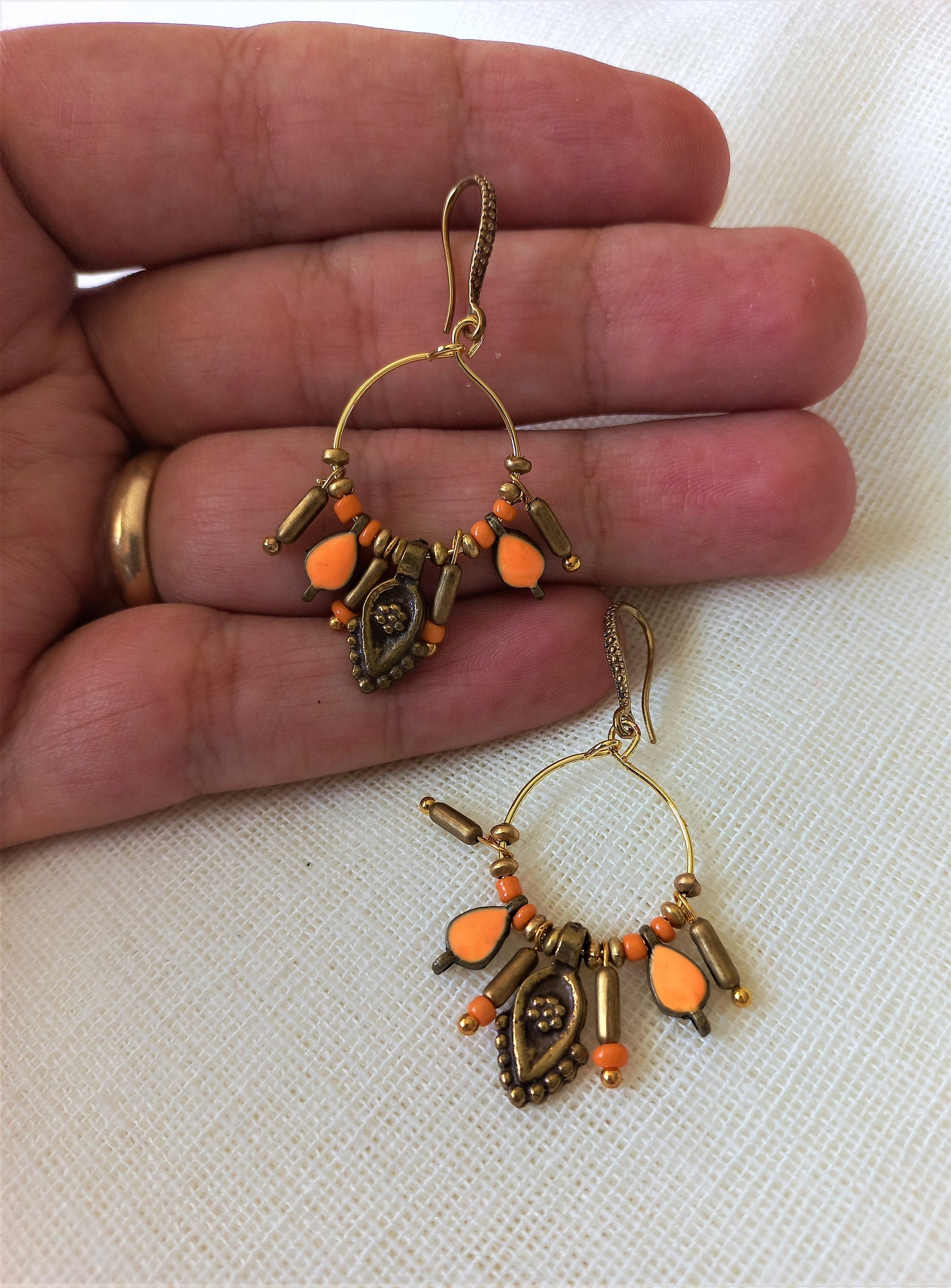 Turkish Earrings for Women Persian Ethnic Tribal Earrings Handmade ...