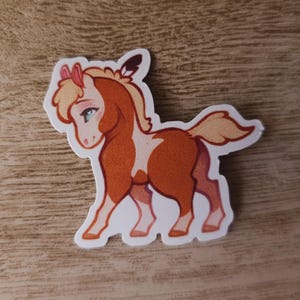 Spirit & Rain Chibi Stickers: Stallion of the Cimarron Fan Art - Etsy