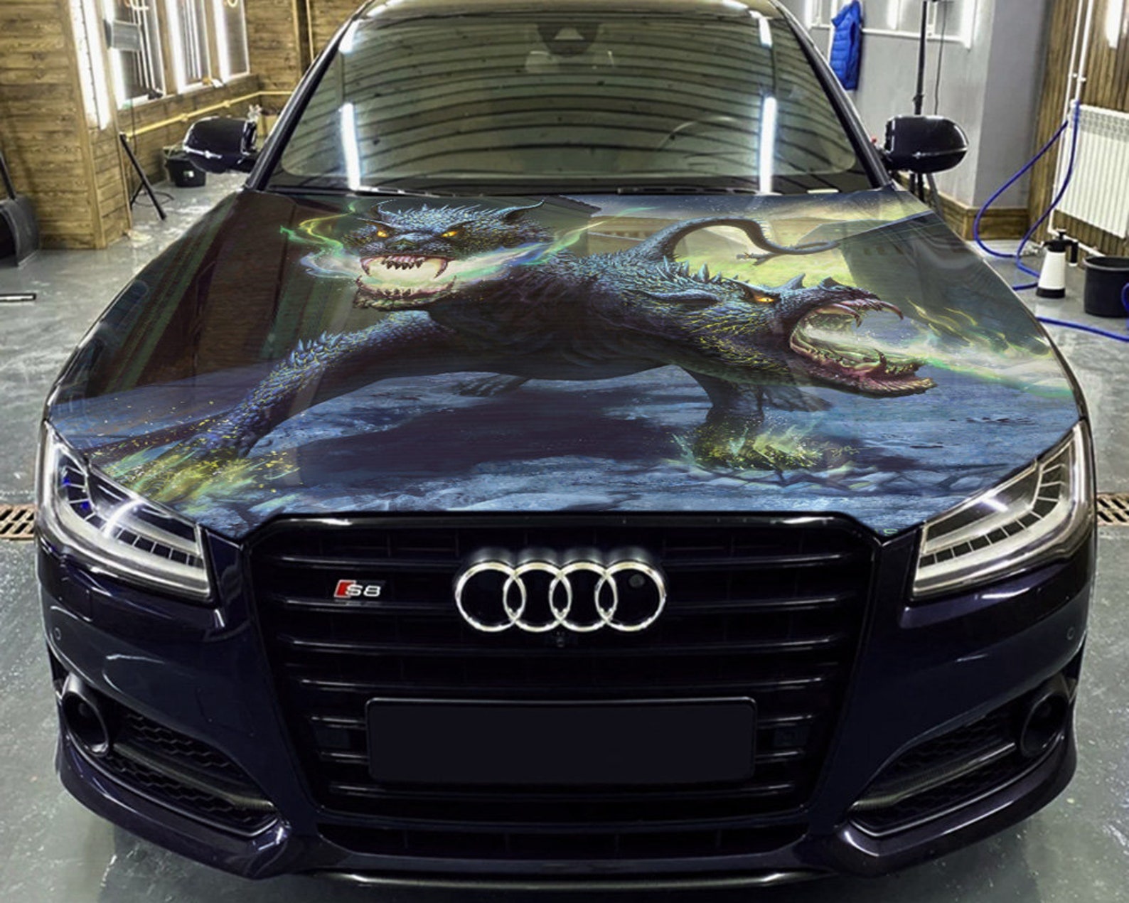 Cerberus Car Hood Wrap Self Adhesive Vinyl Sticker Full Color Etsy