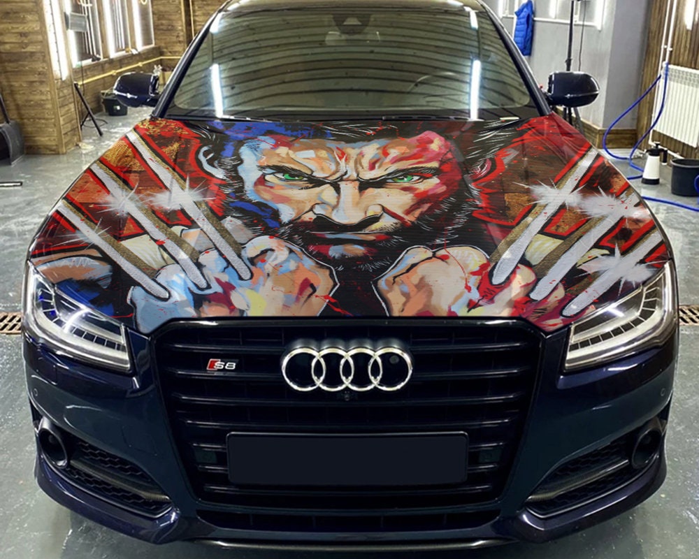 Wolverine X-men Car Hood Wrap Self-adhesive Vinyl Sticker Full | Etsy