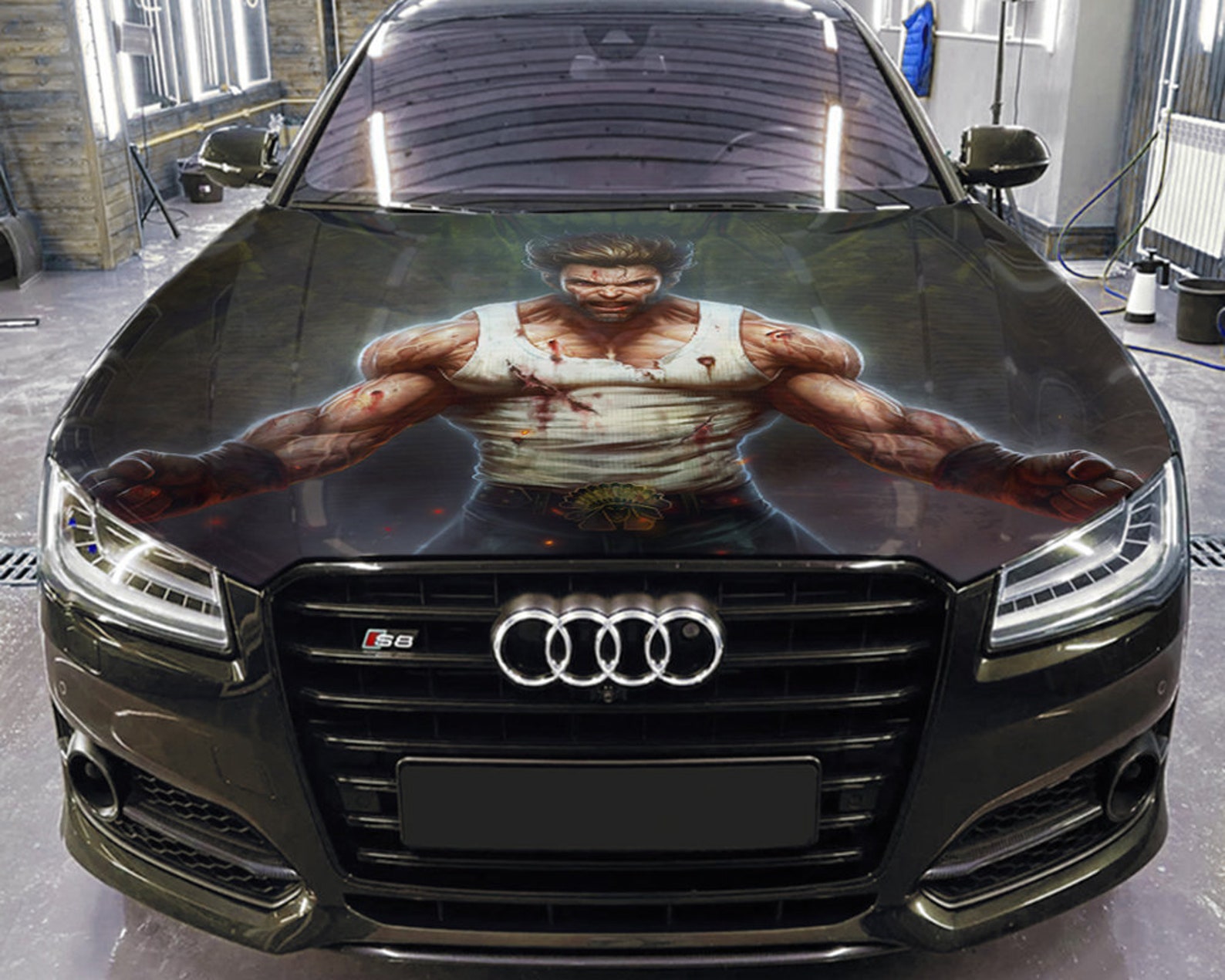 Wolverine X Men Car Hood Wrap Self Adhesive Vinyl Sticker Full Etsy