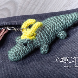 Loki Alligator Plush Keychain Croki Inspired Amigurumi Croaki Crochet ...
