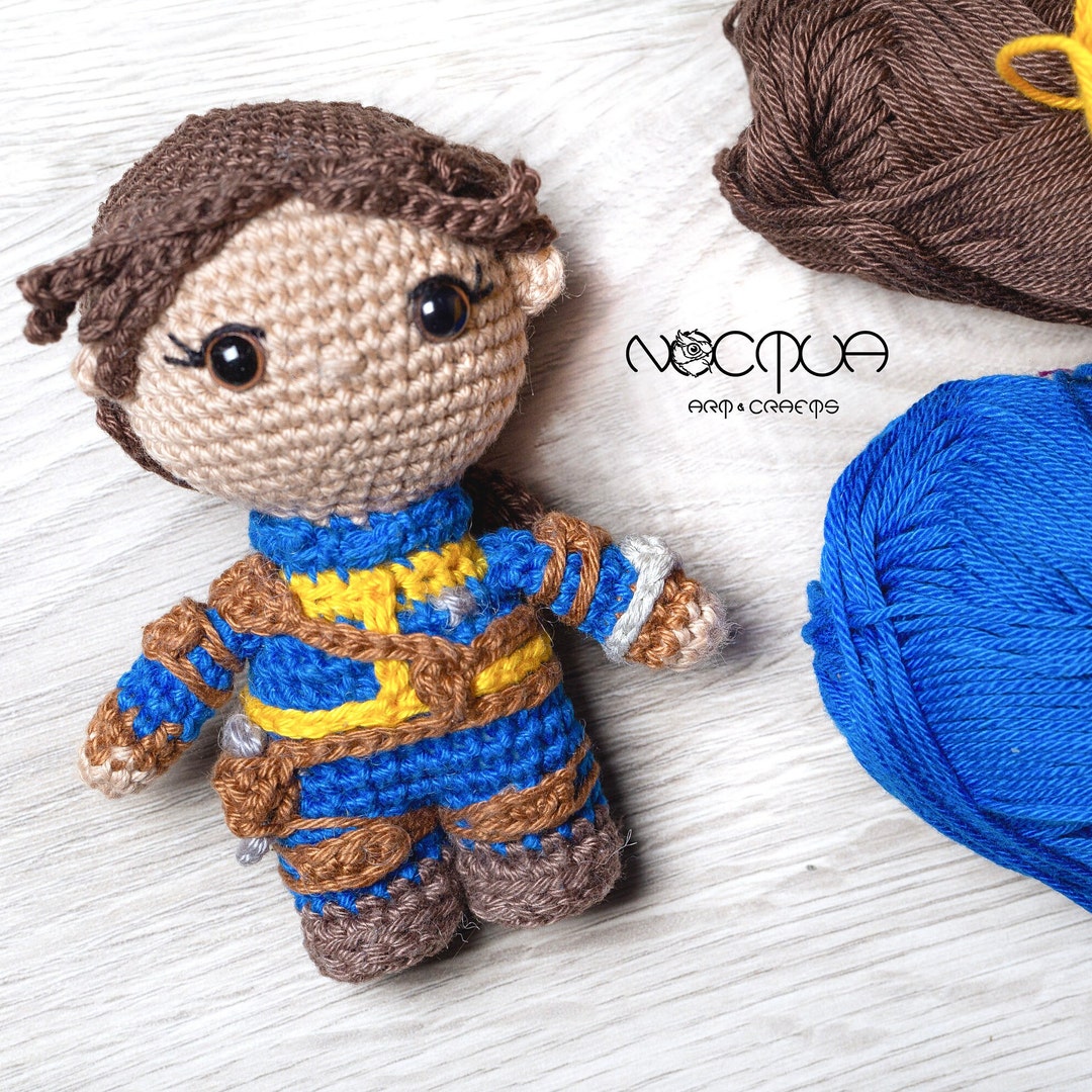 Post-apocalyptic Vault Girl Amigurumi Crochet Doll - Fallout Lucy ...