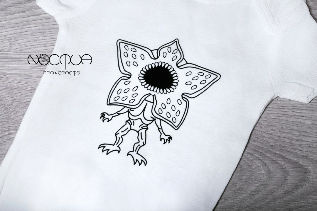 Demogorgon Onesie Plant Demon Baby Bodysuit Stranger Things Inspired ...