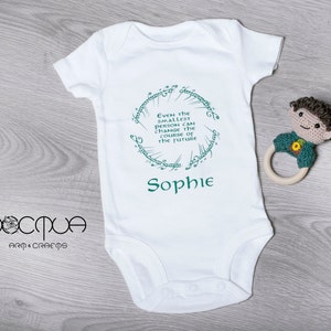 LOTR Nursery Gift Set - Baby Bodysuit and Rattle Babyshower Idea - Baby ...