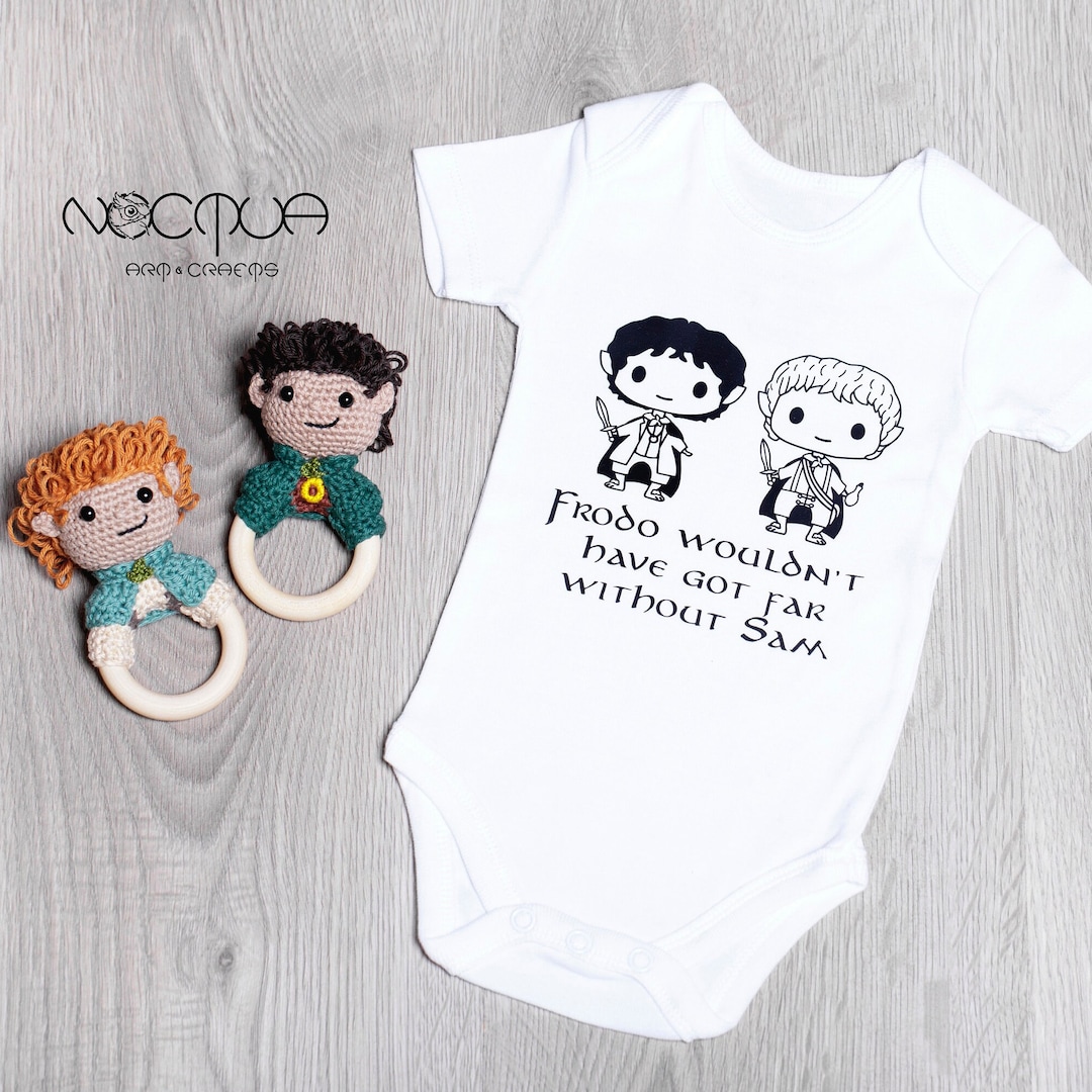 Hobbit Sam & Frodo Baby Gift Set Fantasy Babyshower Gift LOTR Inspired ...