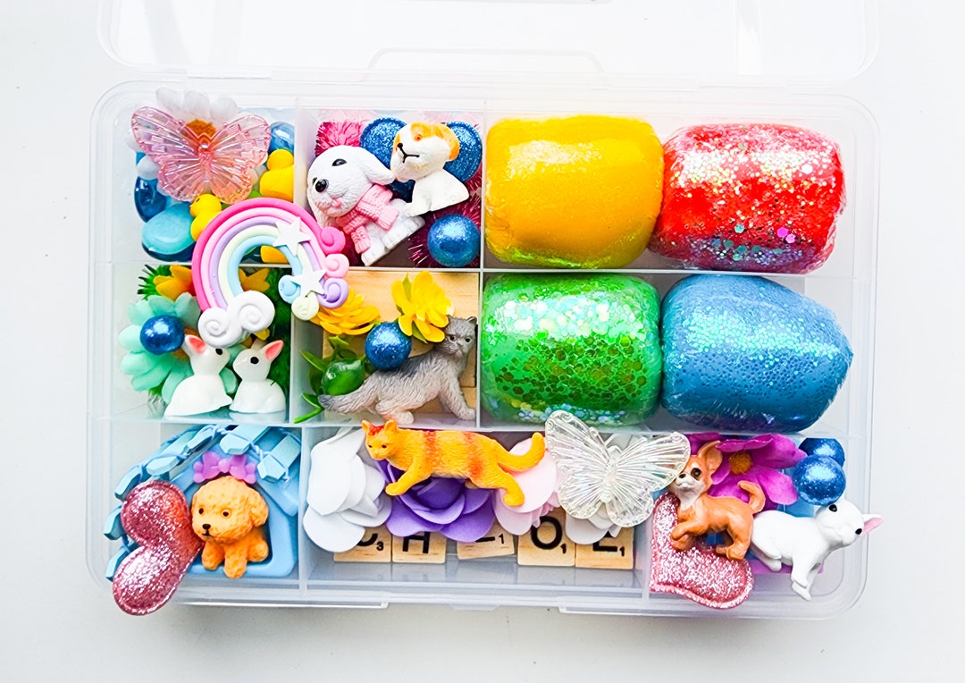 Pet Playdough Kit, Animal Sensory Bin, Kids Birthday Gift, Kids Party ...