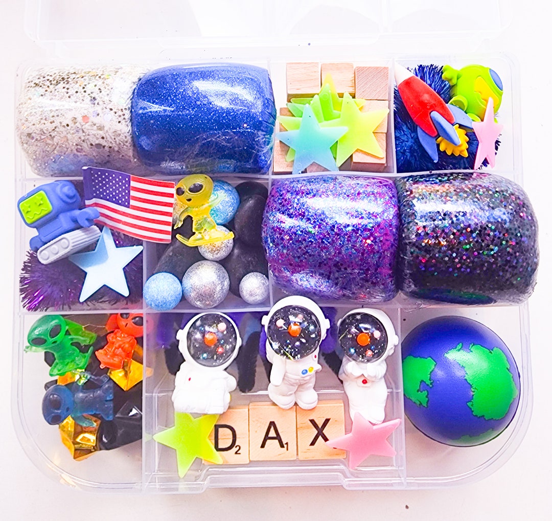 Space Playdough Kit Playdough Box Kids Activity Box Sensory - Etsy