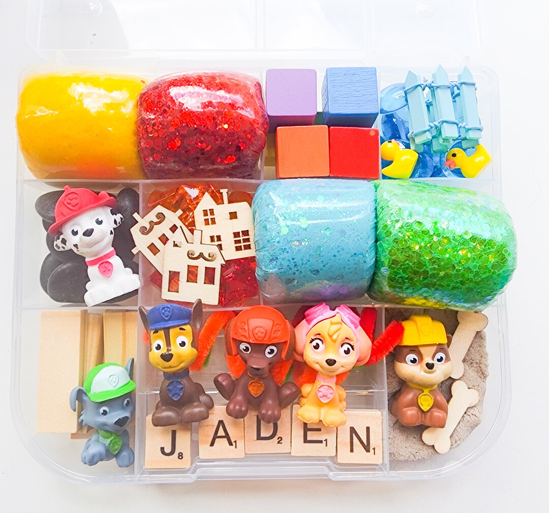 Paw Patrol Playdough Kit Puppy Playdough Box Sensory Bin - Etsy Australia