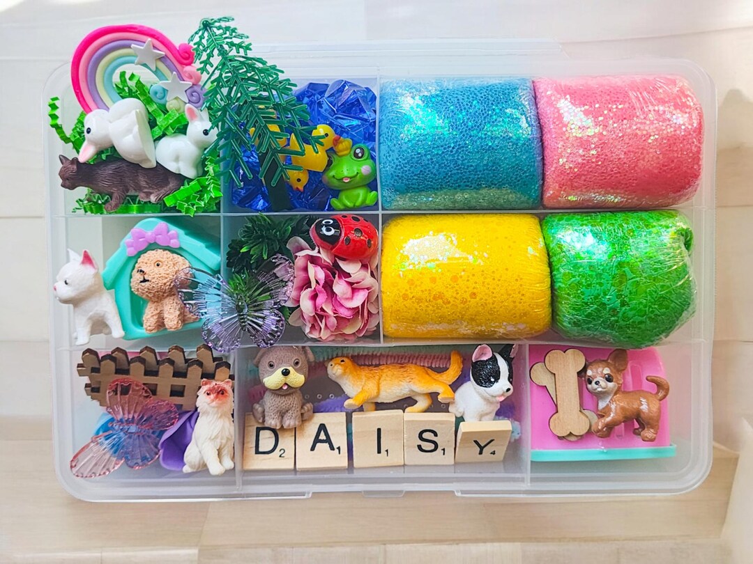 Pet Playdough Kit, Animal Sensory Bin, Toddler Birthday Gift, Preschool ...