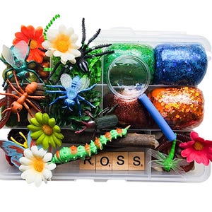 Bug Playdough Kit, Insect Sensory Bin, Sensory Play, Kids Playdough ...