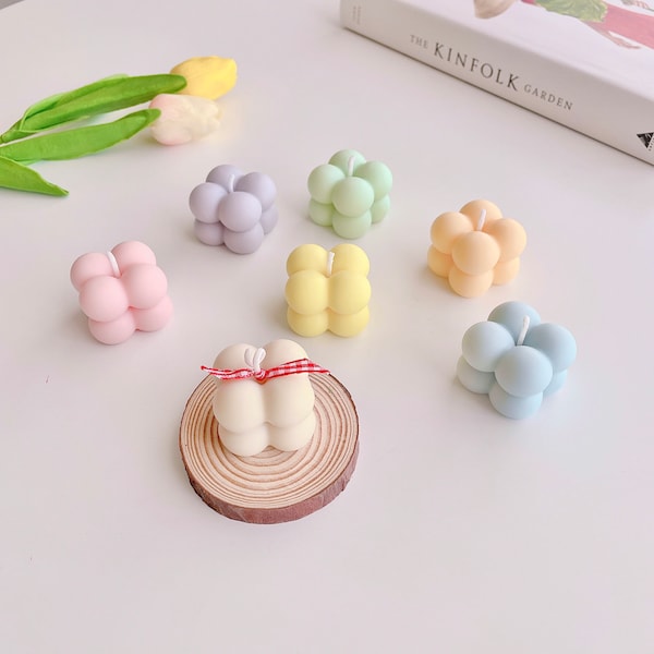 Bubble Small Cube Candle - Etsy