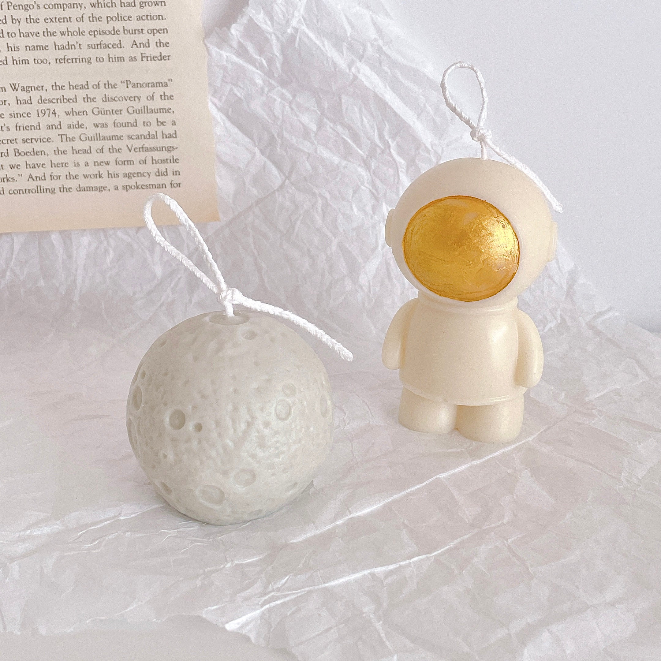 Spaceman Candle Astronauts Candle Moon Candle Decor Candle - Etsy Canada