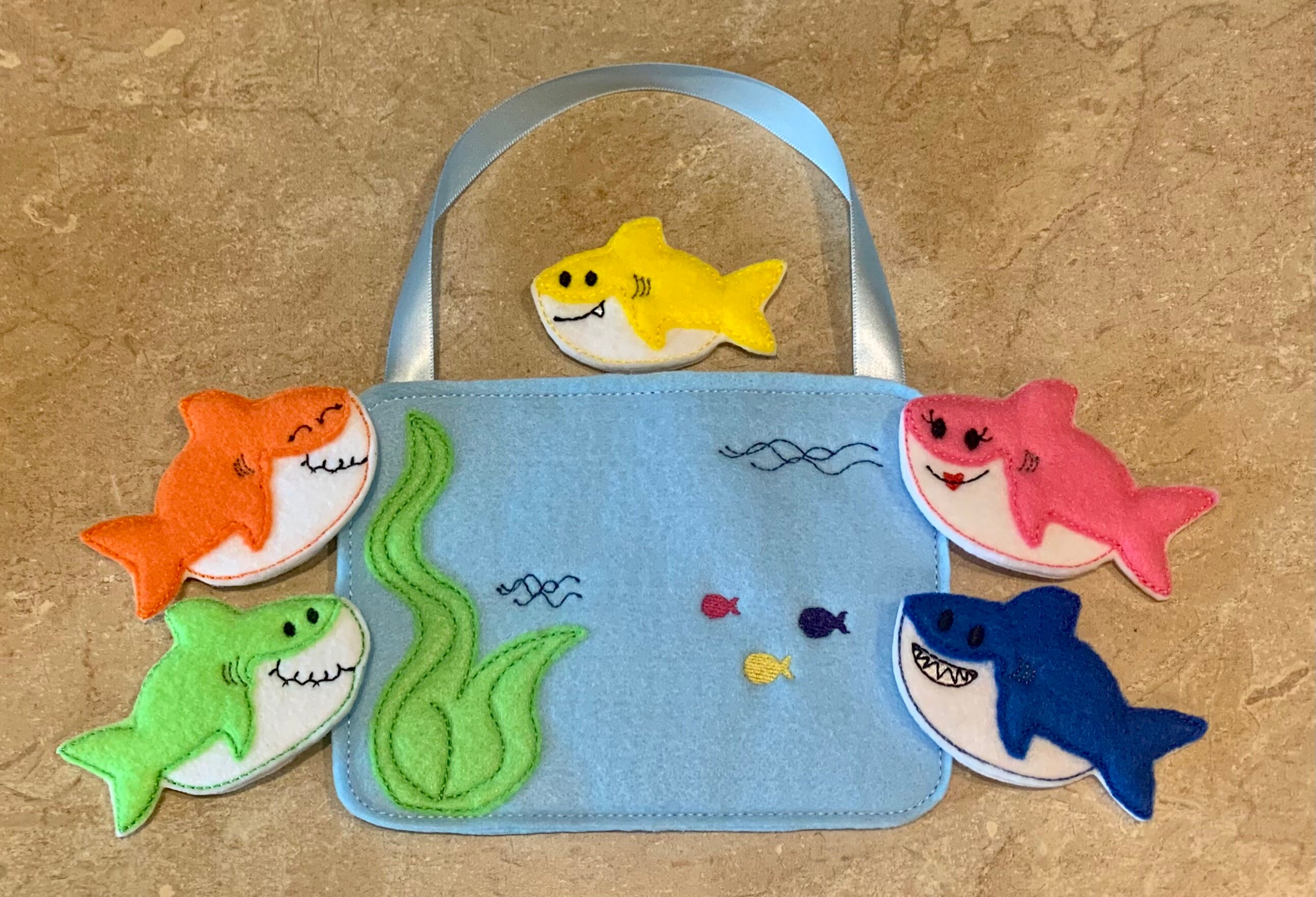 Finger Puppet Baby Shark - Etsy