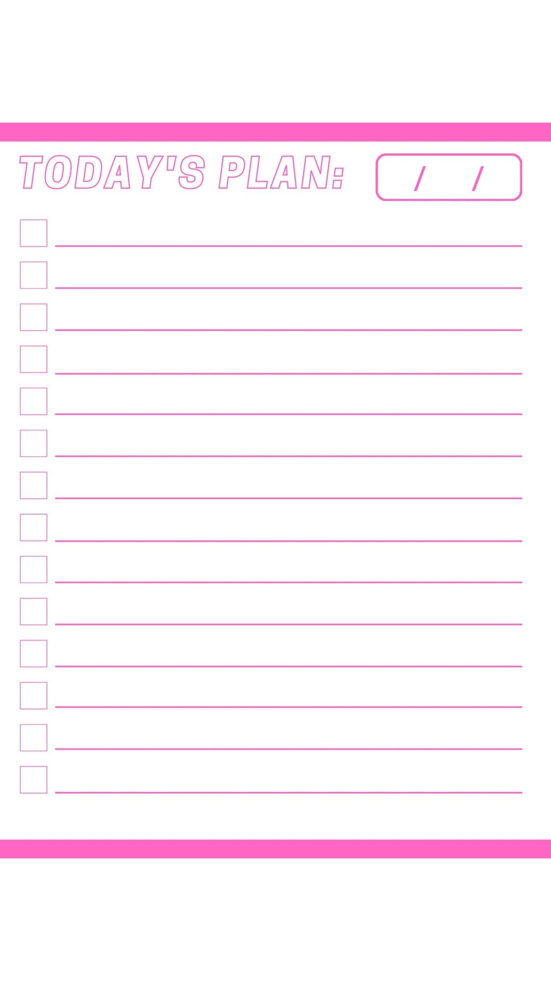 Todays Plan Printable - Etsy