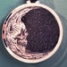Skull Moon Ornament / Goth Ornament / Skull Ornament / Glitter - Etsy