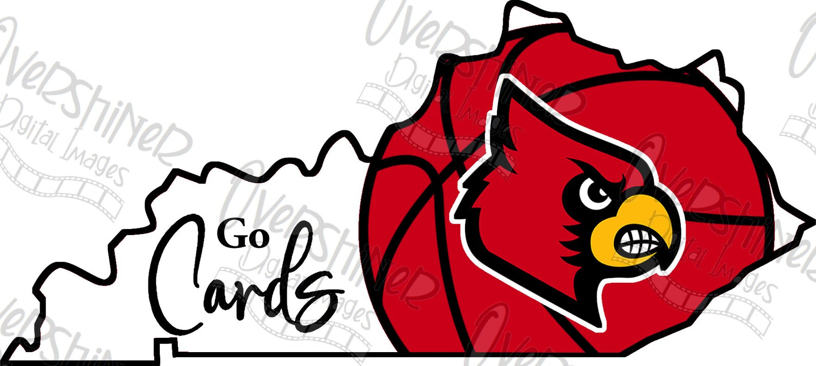 Louisville Cardinals Logos SVG Go Cards Basketball | Etsy