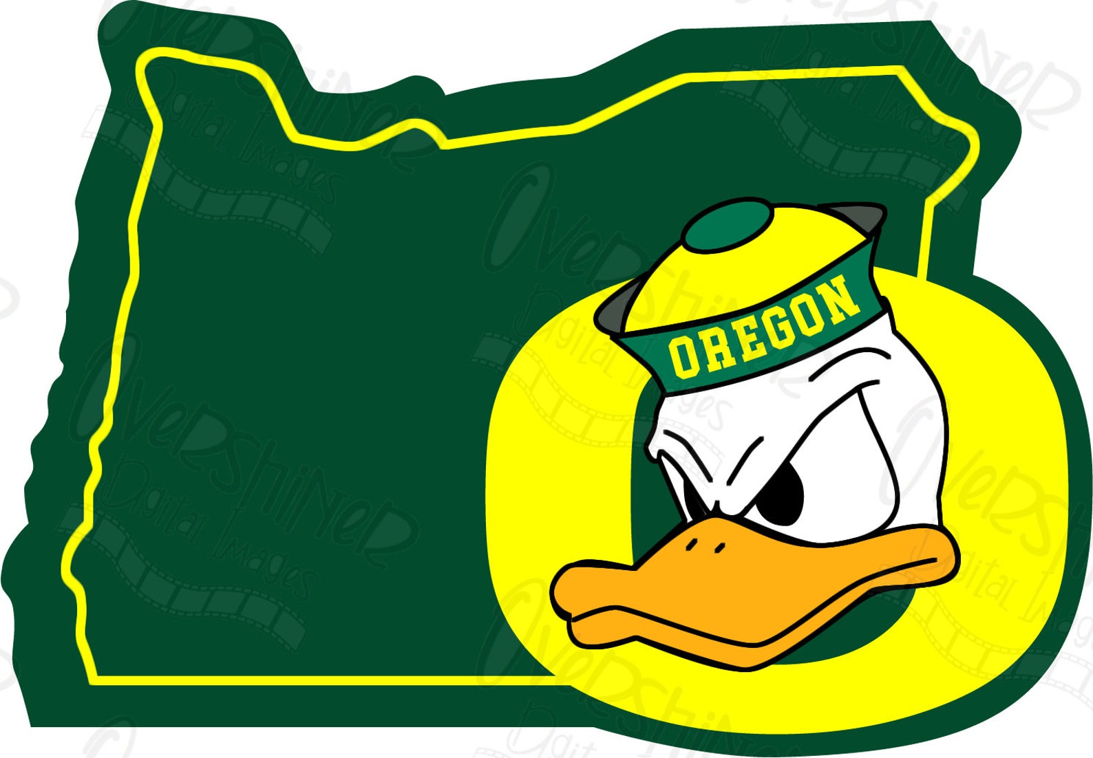 Oregon Ducks Logos SVG Go Ducks SVG Donald Duck Cricut | Etsy