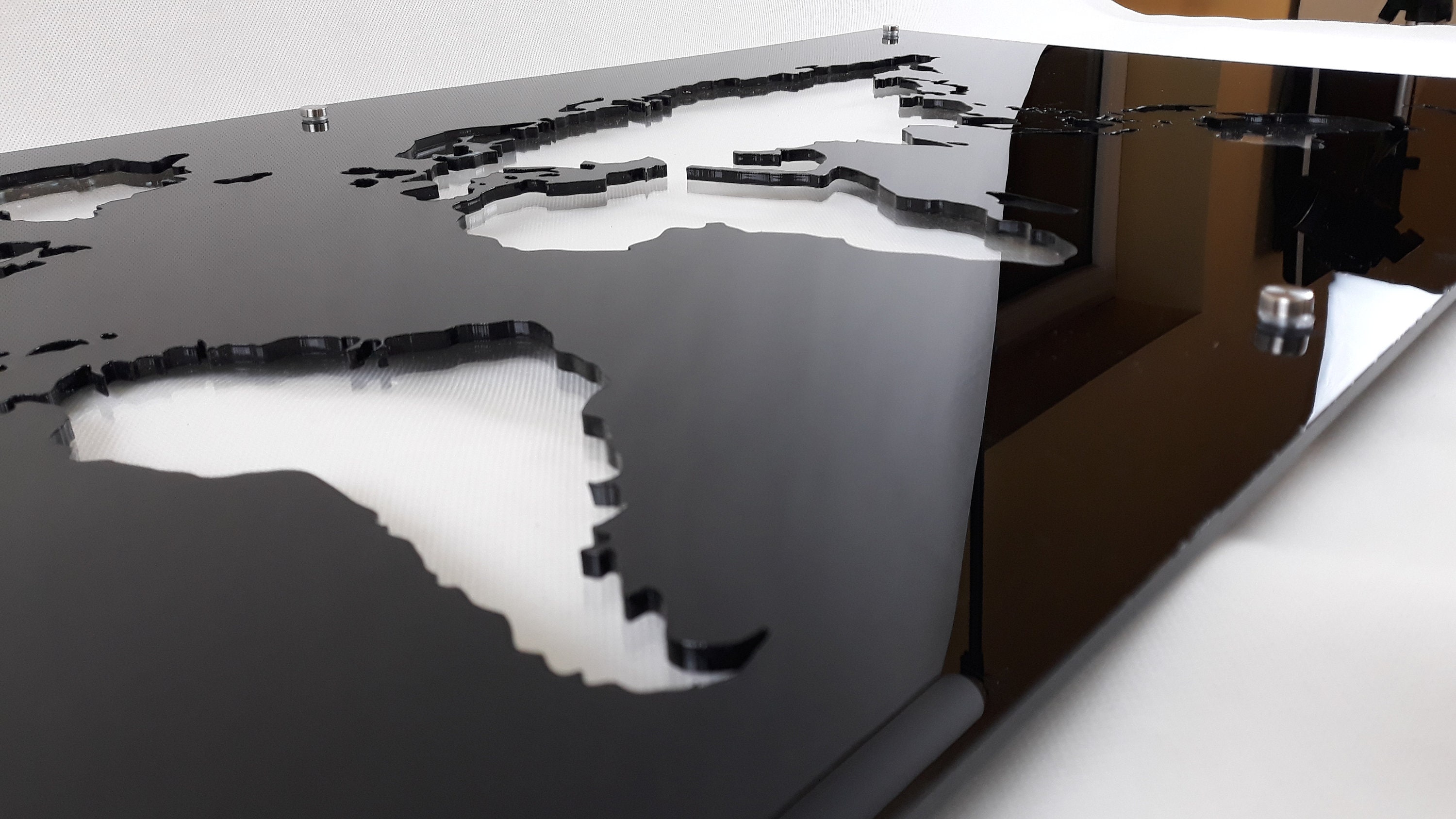 Illuminated 3D World Map LED Gift Idea - Etsy