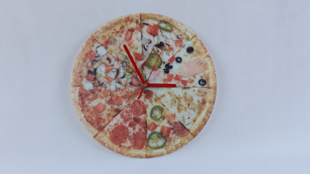 Pizza Clock Birthday Gift for Boyfriend - Etsy