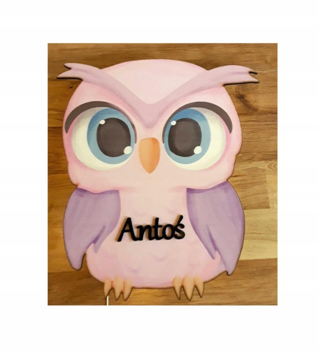 SOWA Light With Your Child's Name - Etsy