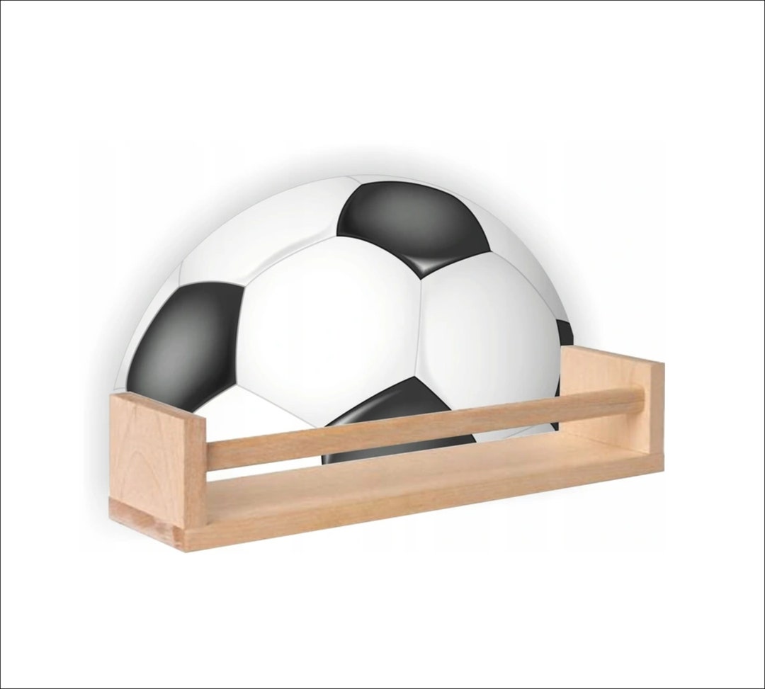 Wooden Football Shelf Scandinavian Style - Etsy