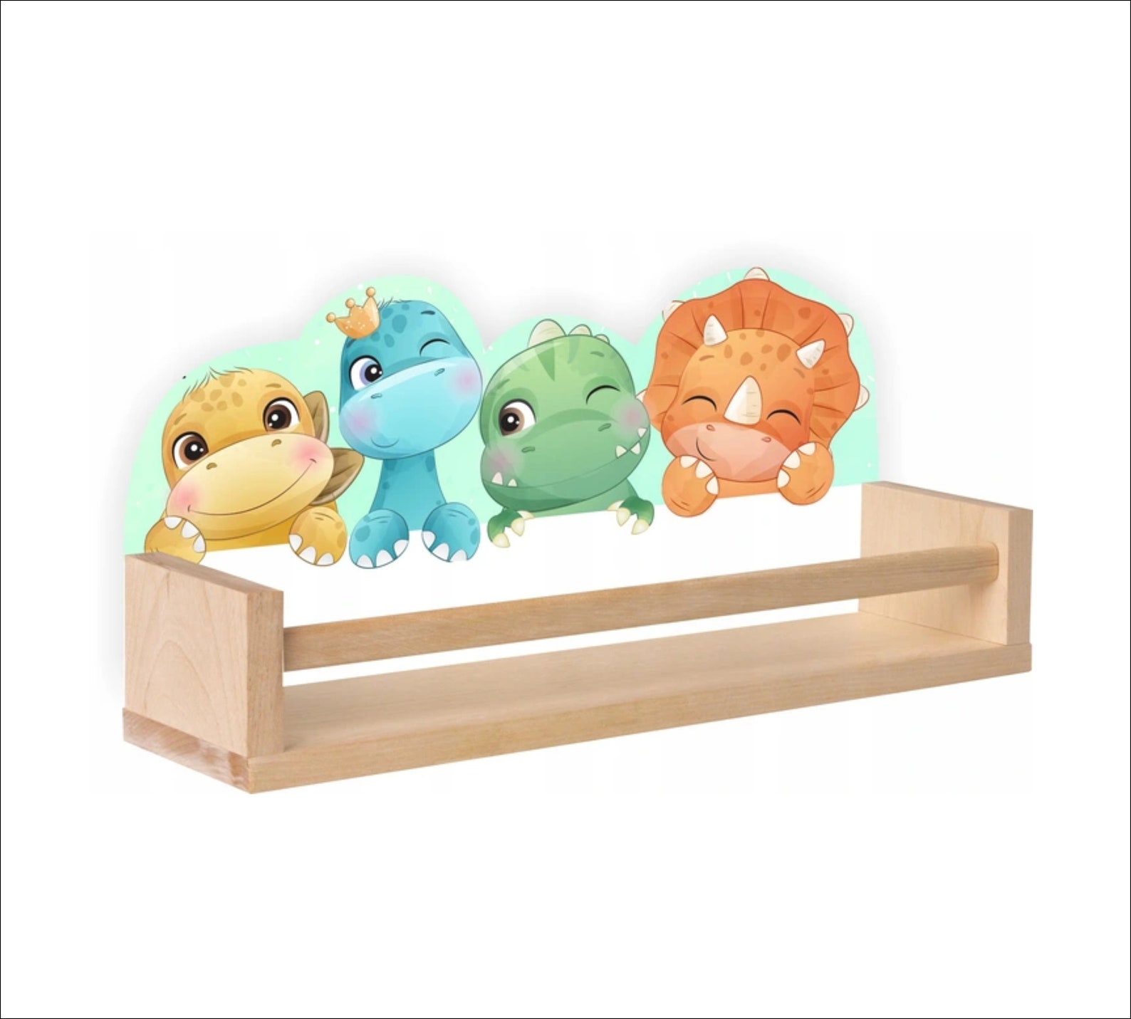 Adorable Wooden Shelf DINO Dinosaurs Dinusie - Etsy