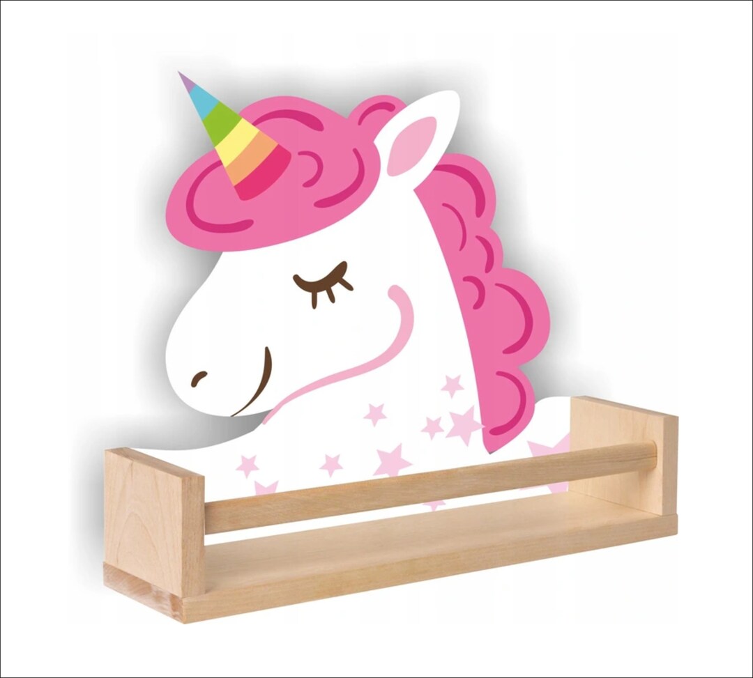 Wooden Shelf Pony Pony Pony Unicorn 01 - Etsy UK