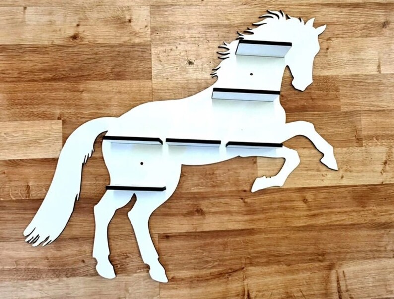 Shelf Bookcase Horse Horse for Figurines Horses Ponies PB - Etsy