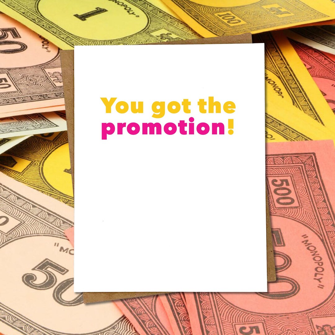 You Got the Promotion | You Got Promoted | You Were Promoted ...