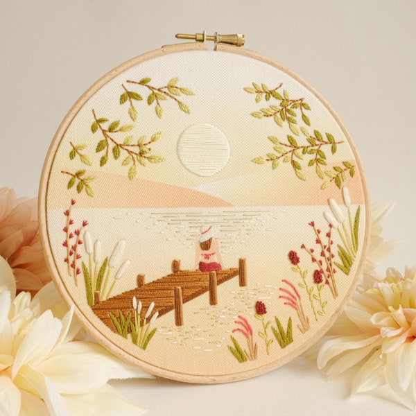 Summer Embroidery Kit - Etsy
