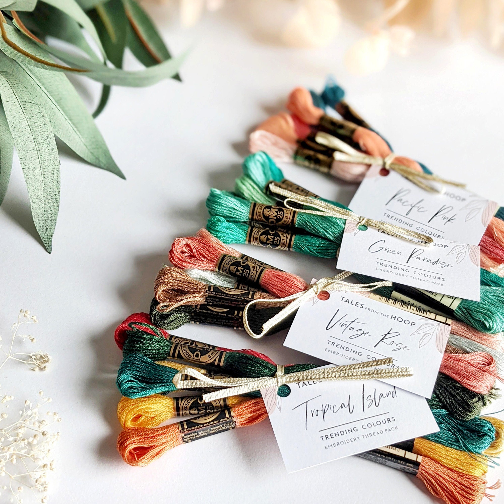 DMC Embroidery Thread Colour Palette Bundles / Embroidery - Etsy UK