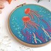 Jellyfish Cove Embroidery Pattern • Digital PDF Download • 6 & 7" Size ...