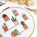 Succulent Sampler Embroidery Pattern • Botanical, House Plant Theme ...