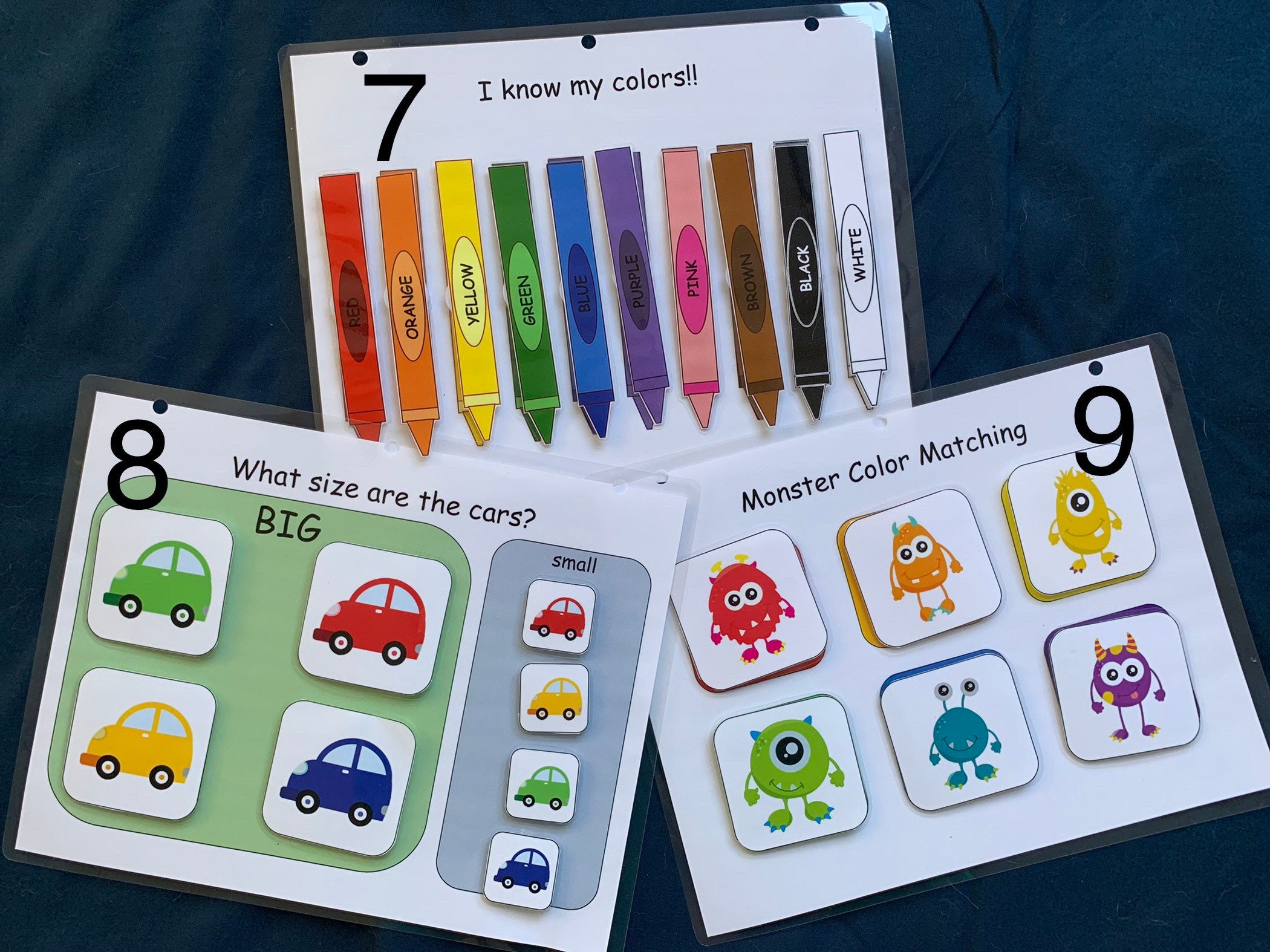 Custom Busy Book Made for You Choose the Pages You Want Abcs | Etsy