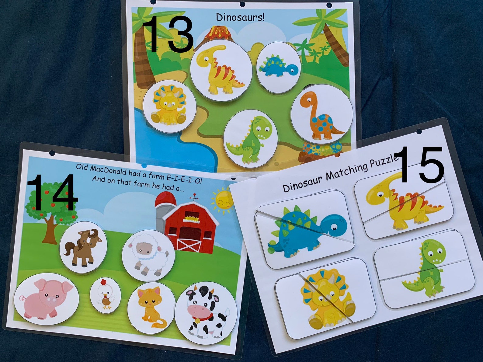 Custom Busy Book Made for You Choose the Pages You Want Abcs | Etsy
