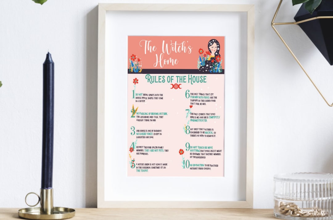 Pagan Witch House Rules - Etsy