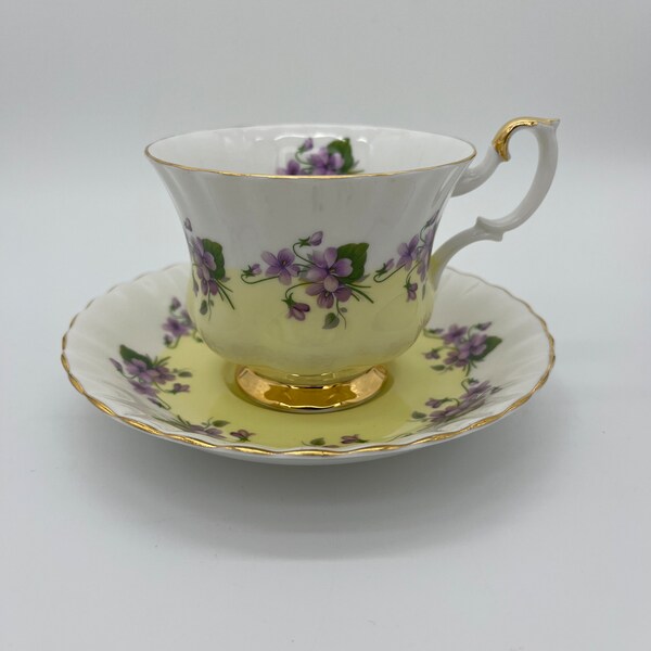 Purple Teacup - Etsy