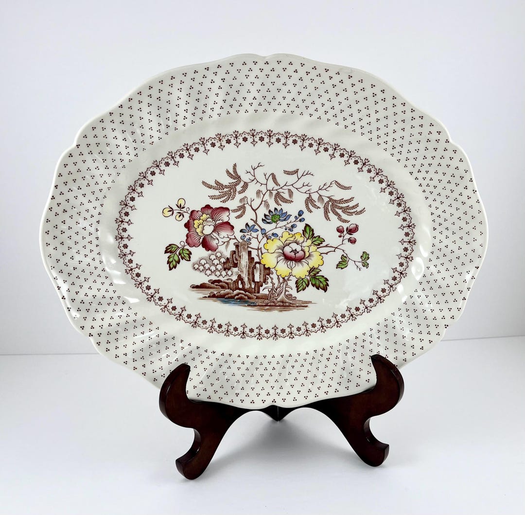 Vintage Royal Doulton “grantham” 13” Oval Serving Platter, Vintage ...