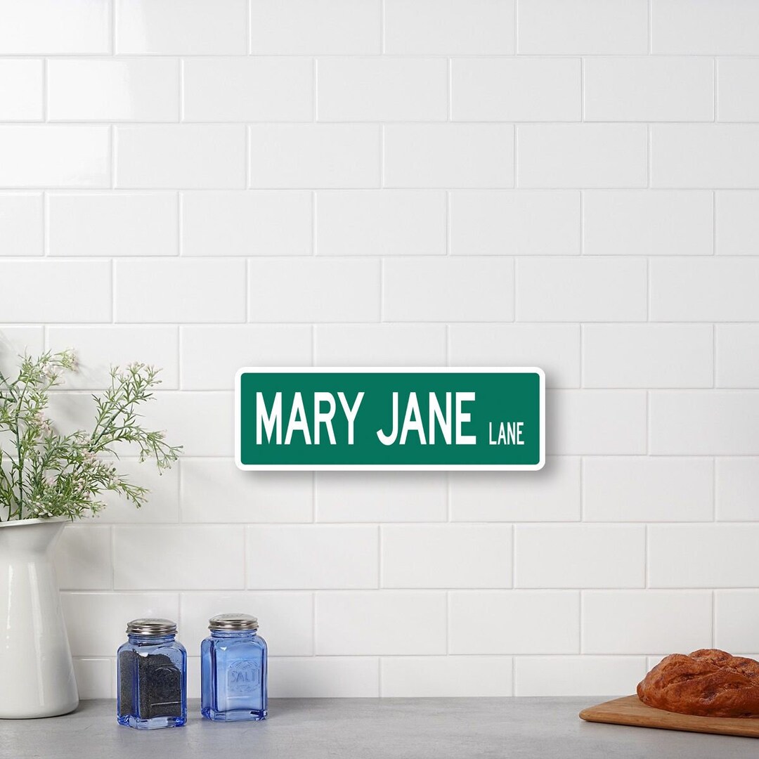 Mary Jane Lane Street Signs - Etsy