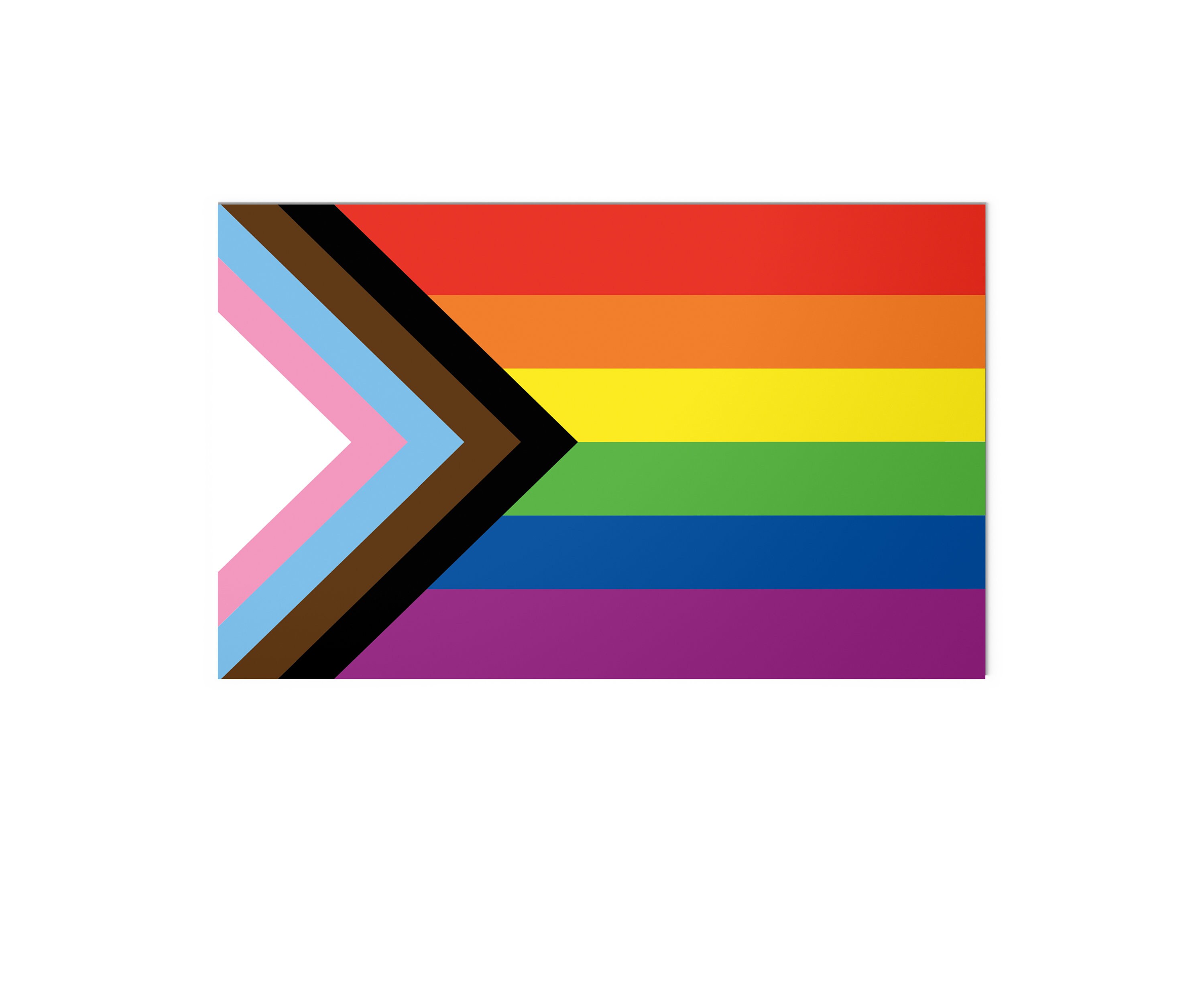 Inclusive Pride Flag Sticker - Etsy