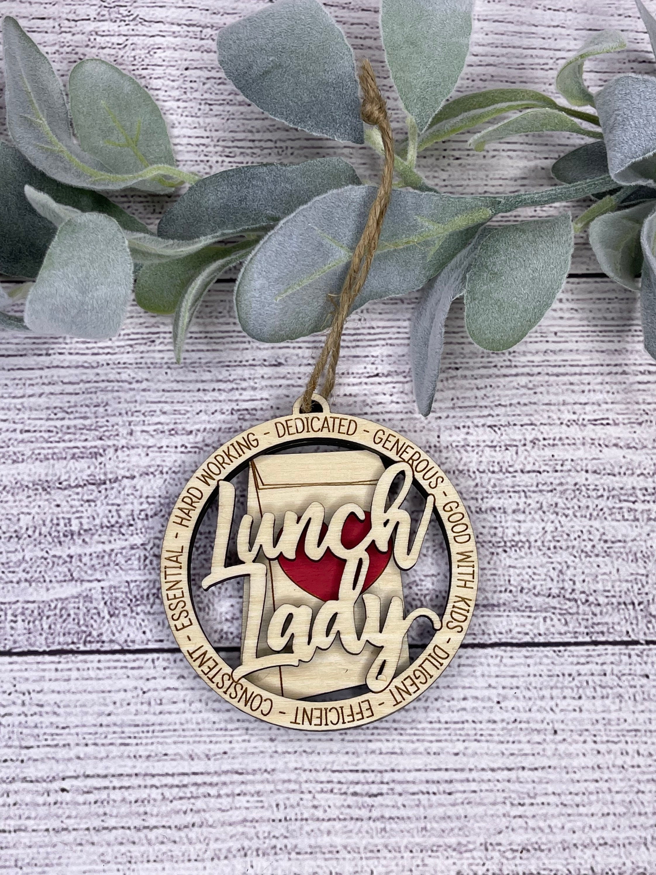 Lunch Lady Ornaments